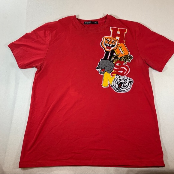 Hudson Jeans | Shirts | Hudson Mens Animal Patch T Shirt Tiger Bear ...